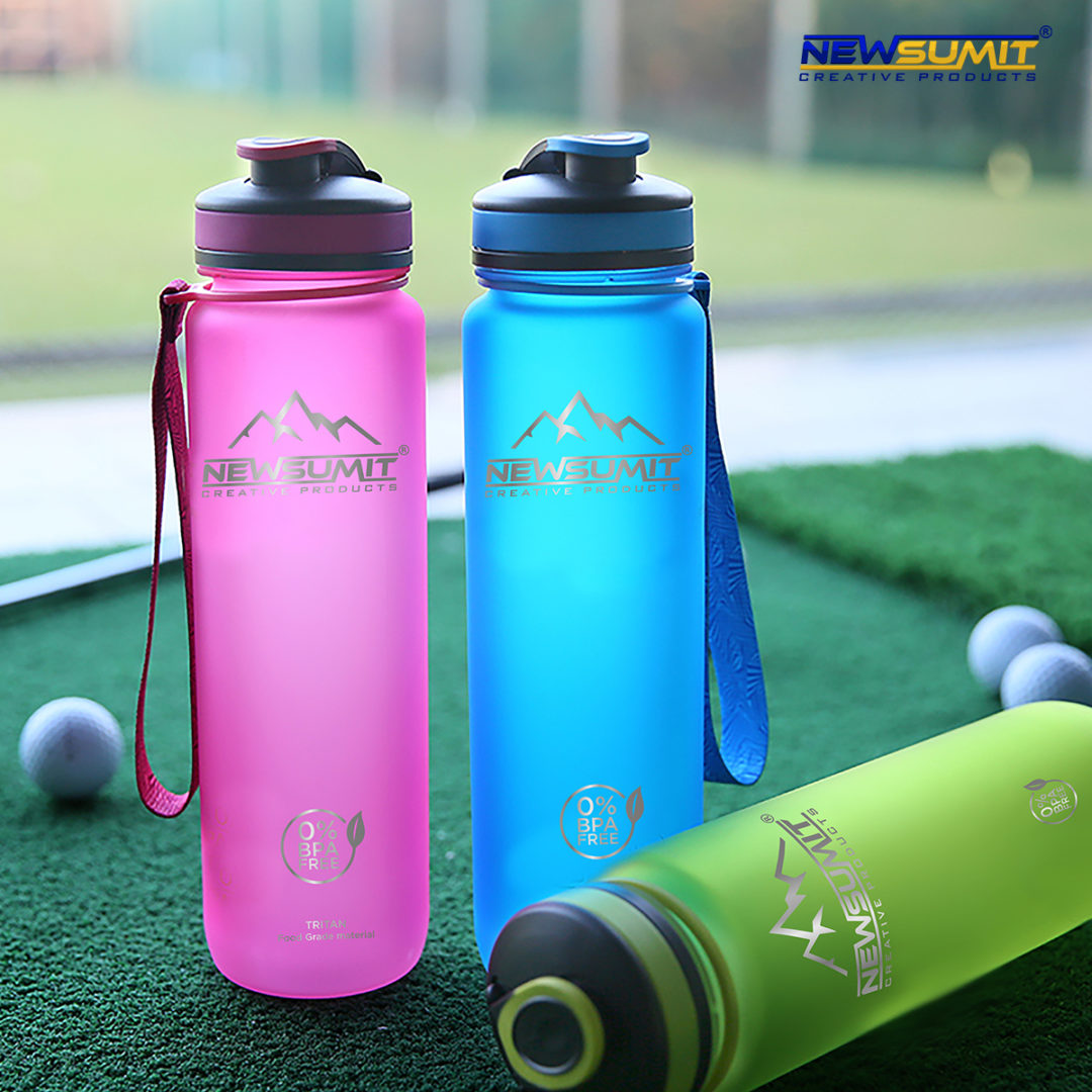 Botella De Agua Deportiva Shaker - BPA Free - Verde - 1000ml - NEWSUMIT